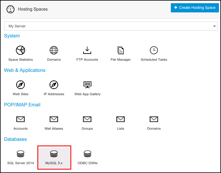 How to add MySQL database in SolidCP - Diadem Technologies : Support Knowledgebase